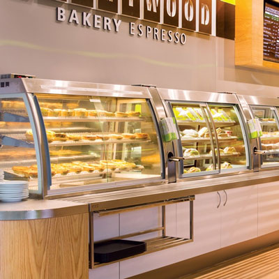 Displaying food attractively