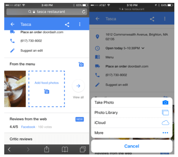 Google Releases â€˜From the Menuâ€™ for Your Foodporn Needs