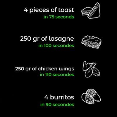 The first ever baking speed oven